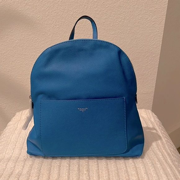 Tahari | Bags | Tahari Mara Backpack In Azura Leather | Poshmark